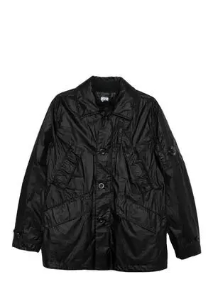 C.P. COMPANY Lens-detail Button-fastening Jacket - Black