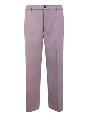 NINE:INTHE:MORNING Button-fastening Wool Trousers - Pink