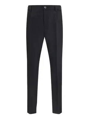 CRUNA Wool Trousers - Black