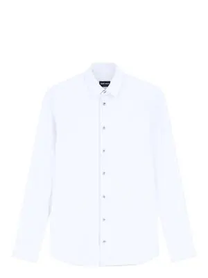 Giorgio Armani Classic Stretch Button-down Light_blue