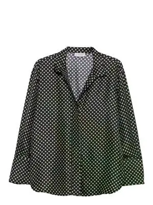 Alberto Biani Polka Dot Shirt - Black