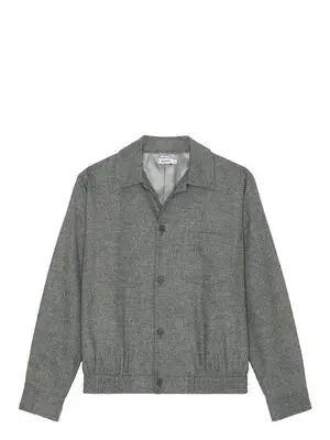 Simkhai Ernie Blouson Shirt Jacket - Charcoal Melange