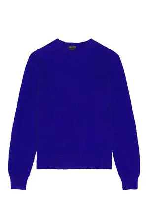 TOM FORD Pure Cashmere Crewneck Electric Blue