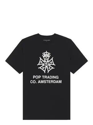 POP TRADING COMPANY Four Days Tee - Black