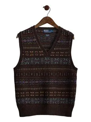 Ralph Lauren Patterned Sweater Vest - Multi