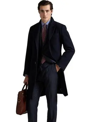 Ralph Lauren Classic Melton Topcoat - Navy