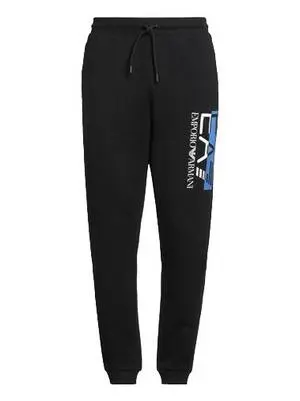 EA7 Pants Size Cotton, Polyester, Elastane - Black