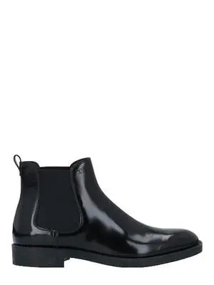 TOD'S Ankle Boots In Leather - Black