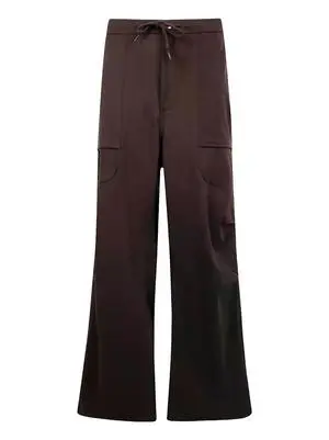 ENTIRE STUDIOS Flap-pocket Wool Trousers - Brown