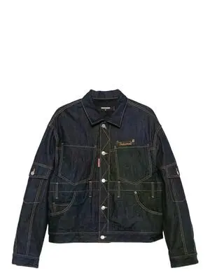 DSQUARED2 Panelled Denim Multi-Pocket Jacket