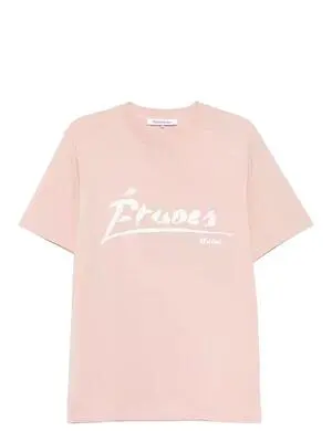 ÉTUDES STUDIO The Regular Signed Organic Cotton T-shirt - Pink