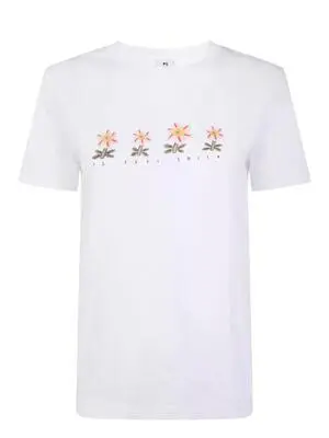 Paul Smith Flower-print Cotton T-shirt - White