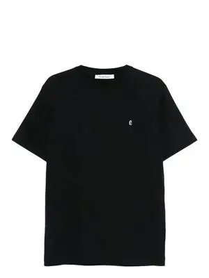ÉTUDES STUDIO Logo-embroidered T-shirt - Black