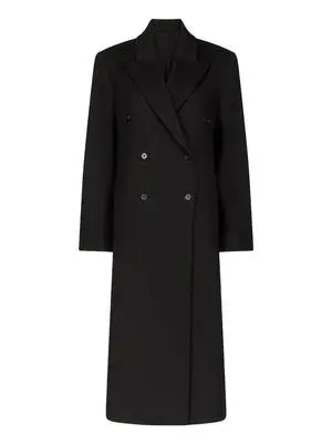 Loulou De Saison Rosco Double-breasted Coat - Black