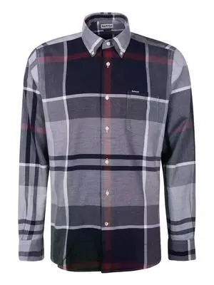 Barbour Check-pattern Shirt - Blue