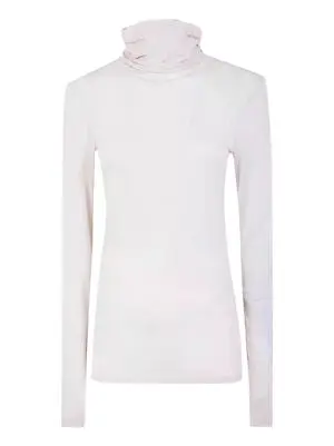 ANNE CLAIRE Turtleneck Long-sleeve Sweater - Pink