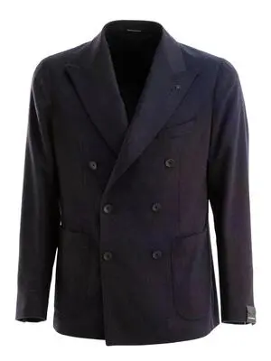 Tagliatore Double-breasted Suit Jacket - B1180