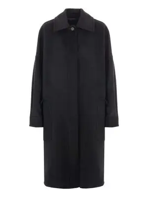 Max Mara Baruffa Coat Black