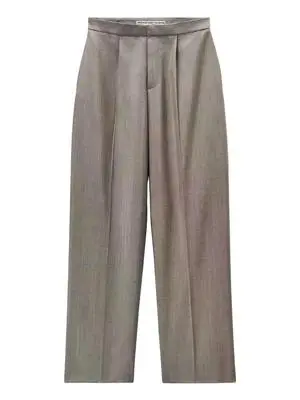 Alexander Wang Mid-rise Straight Leg Trousers - Grey