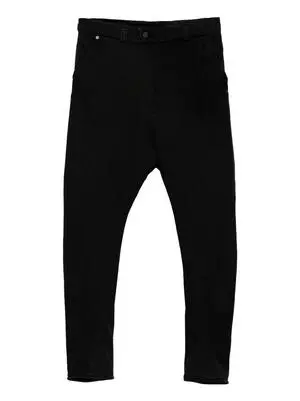 DEVOA Barrel Trousers - Black