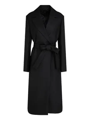 JOSEPH Colbert Wool-blend Ottoman Coat - Black