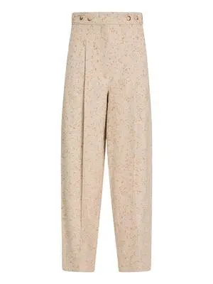 JOSEPH Timothy Bouclé-Tweed Tapered Pants