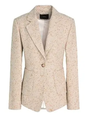 JOSEPH Glenview Bouclé-tweed Blazer - Beige
