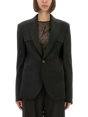 Jean Paul Gaultier Single-breasted Blazer - Black