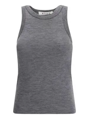 RÓHE Sleeveless Wool Top