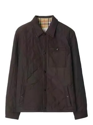 Burberry Quilted Button-fastening Padded Jacket - Brown