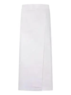 Aspesi Cotton Wrap Skirt - White