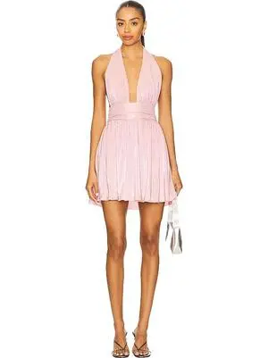 MORE TO COME Palmer Mini Halter Dress - Pink