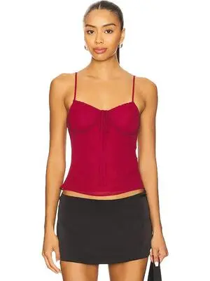 BELLA VENICE The Josephine Top - Burgundy