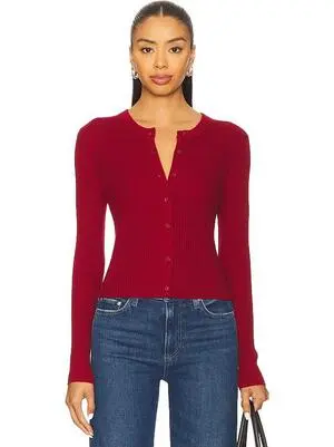 Paige Acqua Cardigan - Cranberry
