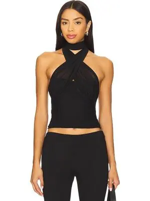 Majorelle X Yhasmina Ferrara Manon Top - Black