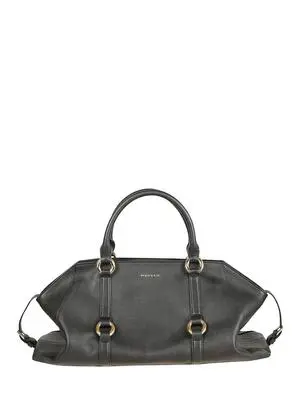 Alexander McQueen Farringdon Leather Tote Bag - Black