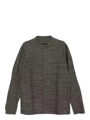 DEVOA Textured Cotton Shirt - Grey