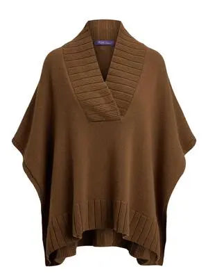 Ralph Lauren Cashmere-blend Cape Sweater - Brown