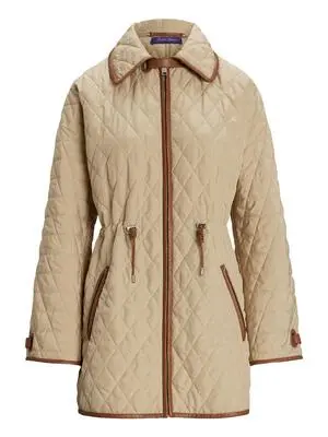 Ralph Lauren Quilted Drawcord-waist Jacket - Beige