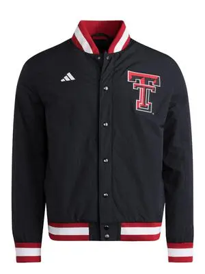 Adidas Texas Tech Red Raiders Coaches Dugout Jacket - Black
