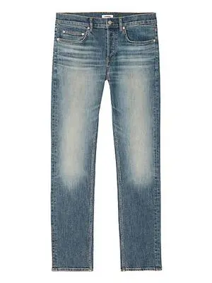 Sandro Slim-fit Faded-wash Denim Jeans - Blue Vintage - Denim