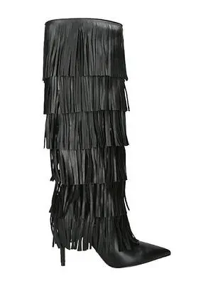 Steve Madden Wanderlust Leather Boots - Black