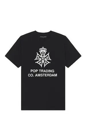 POP TRADING COMPANY Four Days Tee - Black