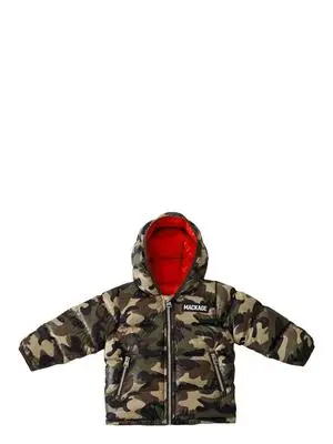 Mackage Noko-camo Down Jacket With Mitts And Hood - Camouflage Print