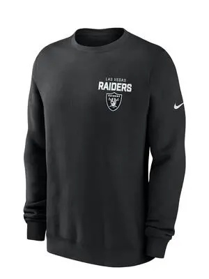 Nike Las Vegas Raiders Nfl Pullover Crew - Black