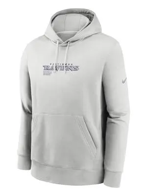 Nike Baltimore Ravens Slot Receiver Club Nfl Pullover Hoodie - Grey
