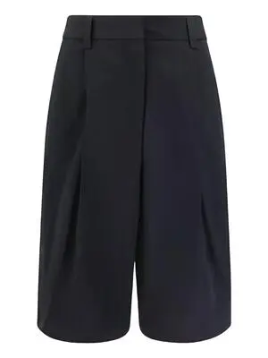 THELATEST Pleated Shorts - Black