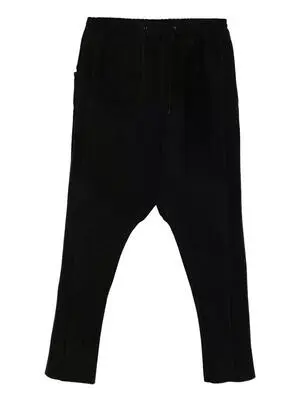 DEVOA Panelled Drop-crotch Trousers - Black