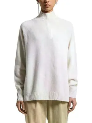 Peserico High-neck Raglan-sleeve Sweater - 903 White