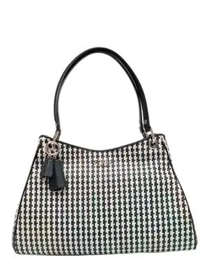 Guess Houndstooth Tote Bag - Black